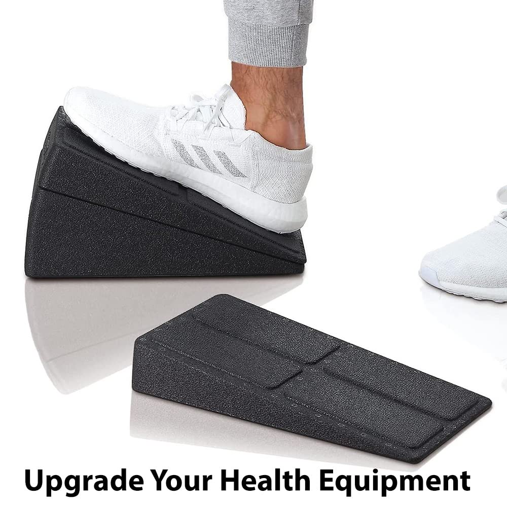 Squat Wedge Block Non Slip Professional Slant Board for Calf Stretching from NXT WIND, Adjustable Angles Knees Over Toes Equipment, Squat Ramp Foot Wedges for Squats Yoga Wedge Great for Exercise
