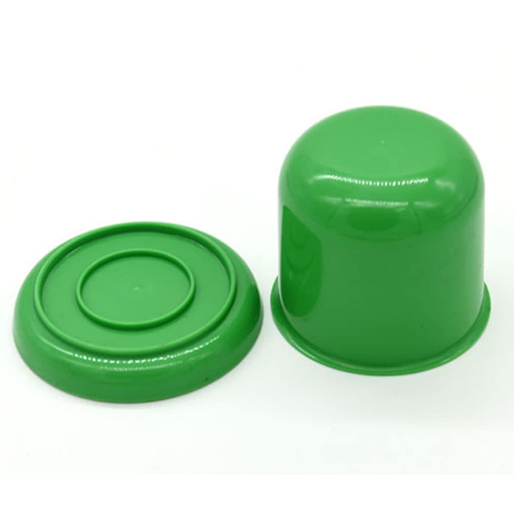 STOBOK Dice Cup with Lid and Tray Set, Plastic Dice Cup Dice Box Game Prop Dice Shaker Cup Dice Stacking Cup with 5 Dice for Dice Games Family Party Supplies