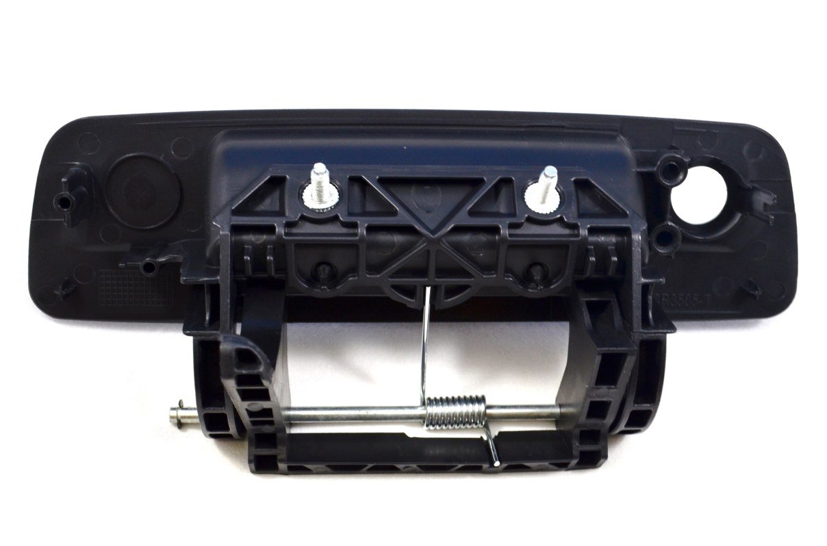 PT Auto Warehouse CH-3505A-T1 - Tailgate Handle, Textured Black - with Keyhole, without Camera Hole