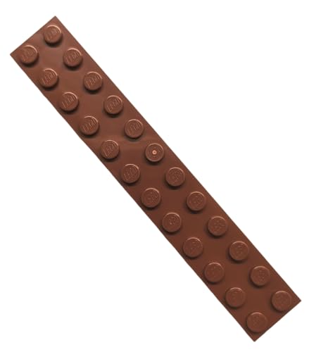 LEGO Parts and Pieces: Brown (Reddish Brown) 2x12 Plate x10