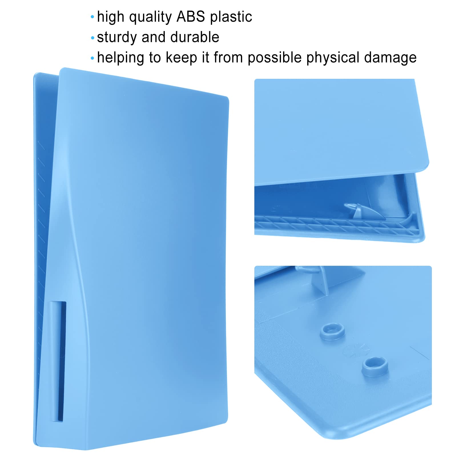Replacement Panel, ABS Face PlatesCover Dustproof EasytoInstall Sturdy Scratch Resistant for Gaming Consoles