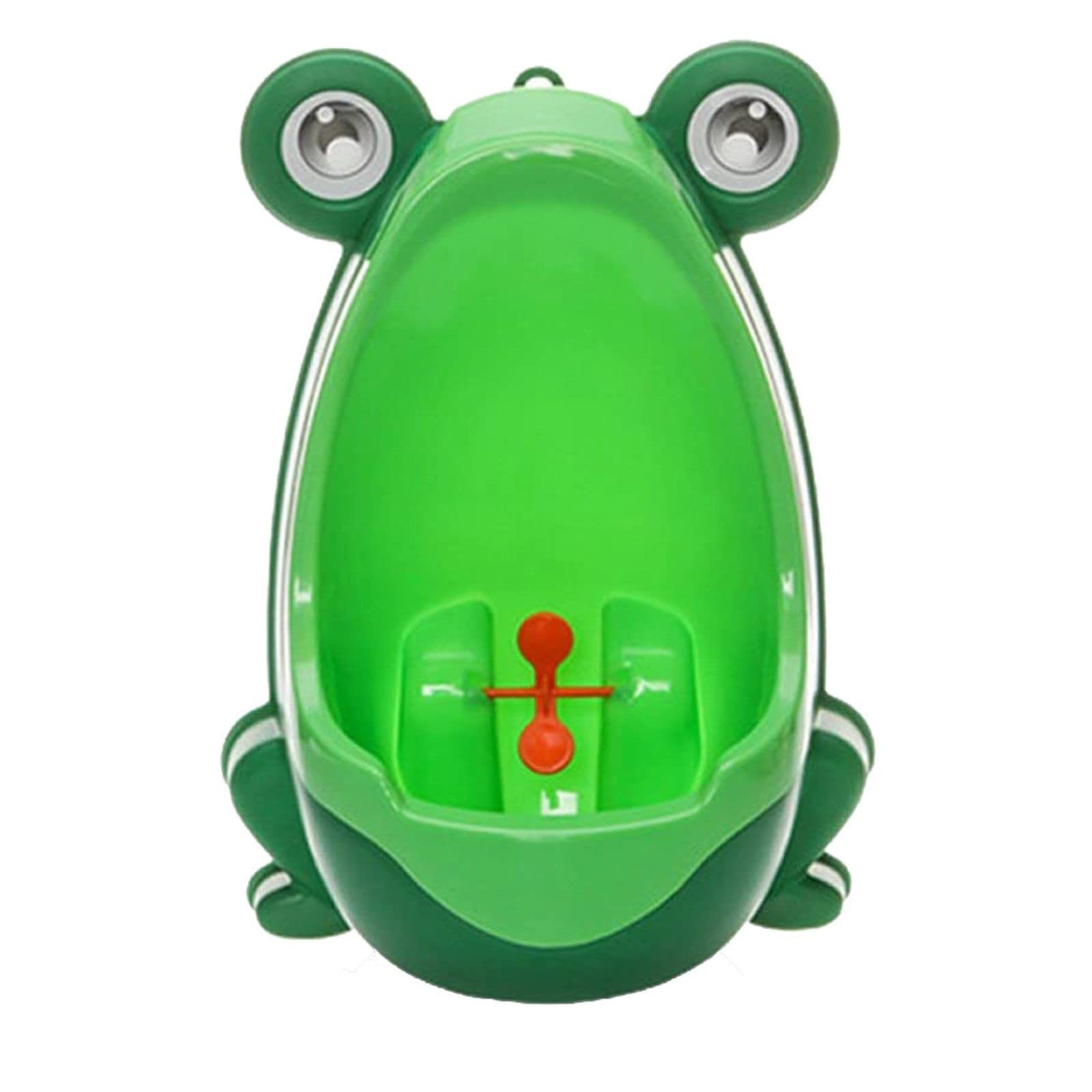 SOOTOP Kids Urinal Frog Cartoon Design Boy Toilet Potty Training Urinal Wall Hung Urinal 1Pcs Clear Crystals for Hanging (Green, One Size)
