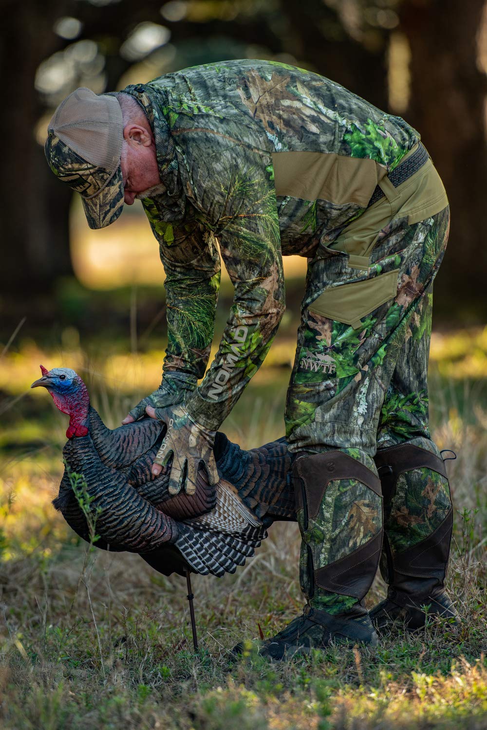 Nomad Mens Nwtf Pursuit Pant | Adjustable Camo Turkey Hunting Pants, Mossy Oak Obsession, X-Large