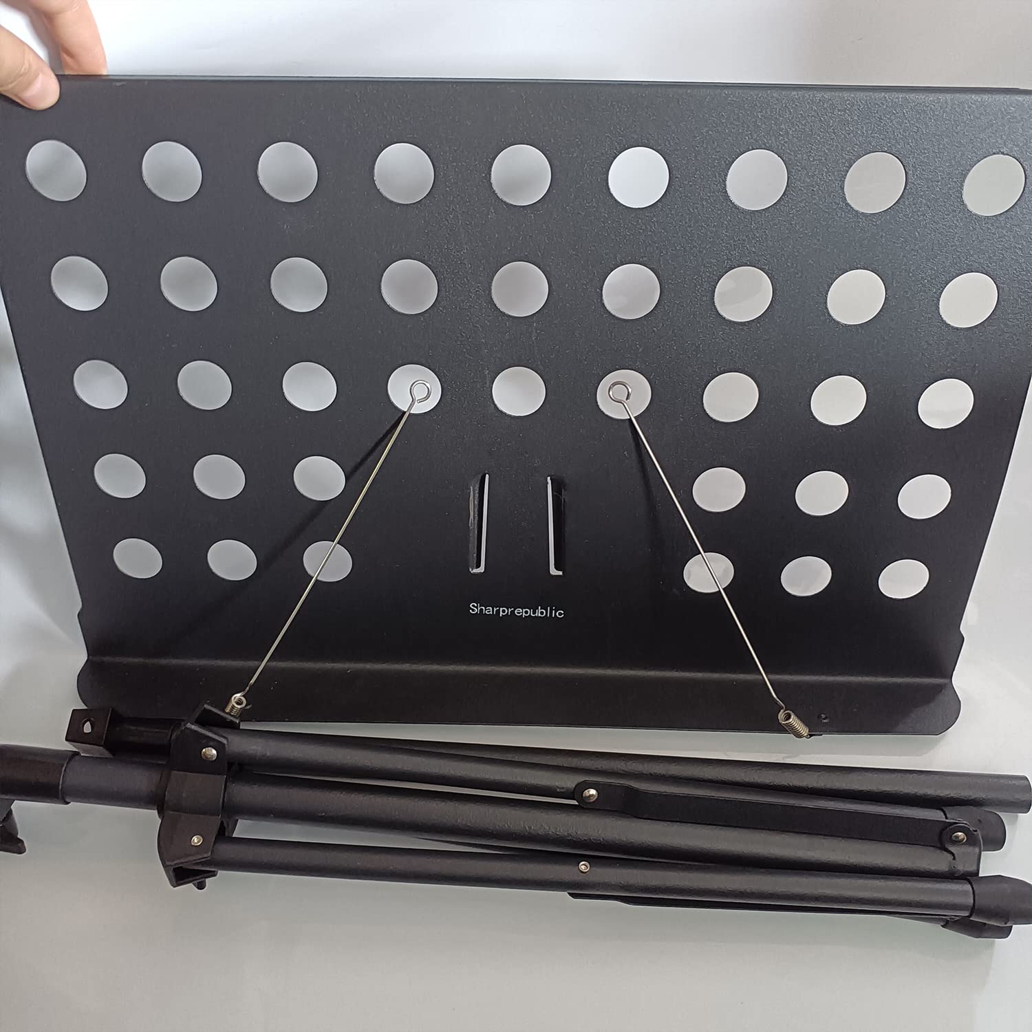 Sharprepublic-- Music stands and stands for musical instruments - Sturdy and Portable Professional Music Stand for Sheet Music