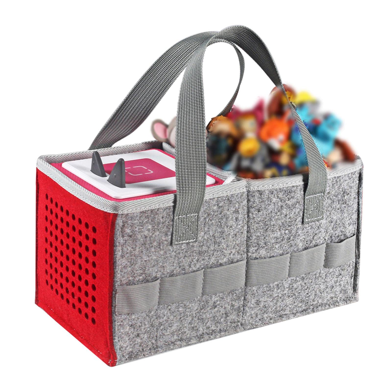 Storage Bag for Tonies Starter Set Tote Bag for Toniebox Starter Set Case for Toniebox Starter Set Bag for Tonies Box Kids Hard Case with Handle | Portable Travel Portable Carry Case