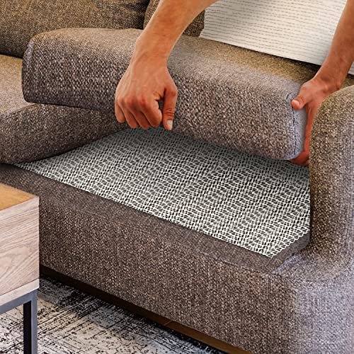 Nevlers 2-Pack 22" x 72" Couch Cushion Grip for Couch | PVC Under Couch Cushion Support Helps Stop Couch Cushions from Sliding | Multi-Purpose Anti-Slip Sofa Cushion | Customizable Non Slip Couch Pads