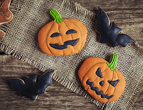 Pumpkin Cookie Cutters Set, 4", 3.22", 2" Large Fall Halloween Thanksgiving Cookie Cutters for Harvest Holiday Decoration Party Supplies