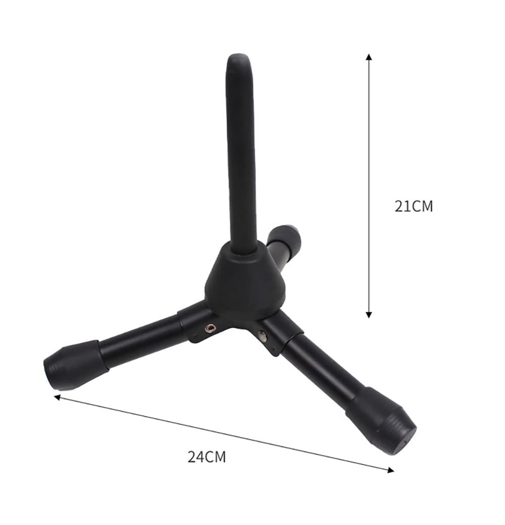 Richyi Flute Clarinet Stand,Portable Tripod Foldable Holder for Bass, Bohm & Cross Flutes Clarinet Woodwind Instrument