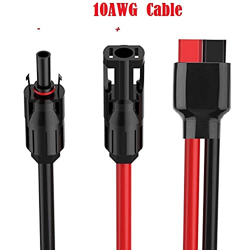 SolarEnz Solar Panel Cable Connector Anderson Adapter Power Pole Adapter Connector Solar Connector,10AWG Compatible with Anderson PowerPole Solar Panel for Solar Generator Power Station