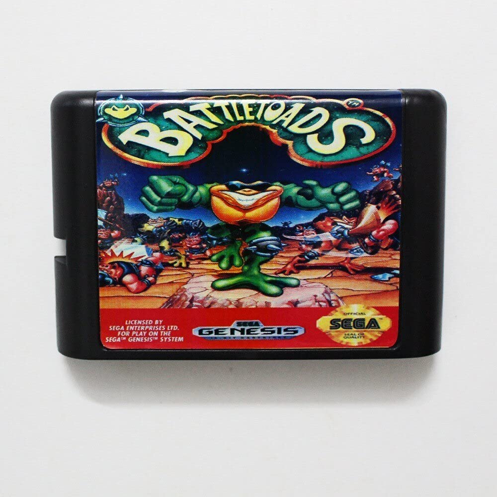 Retro Game Battletoads 16 bit MD Game Card For Sega Mega Drive For Genesis (PAL-E)