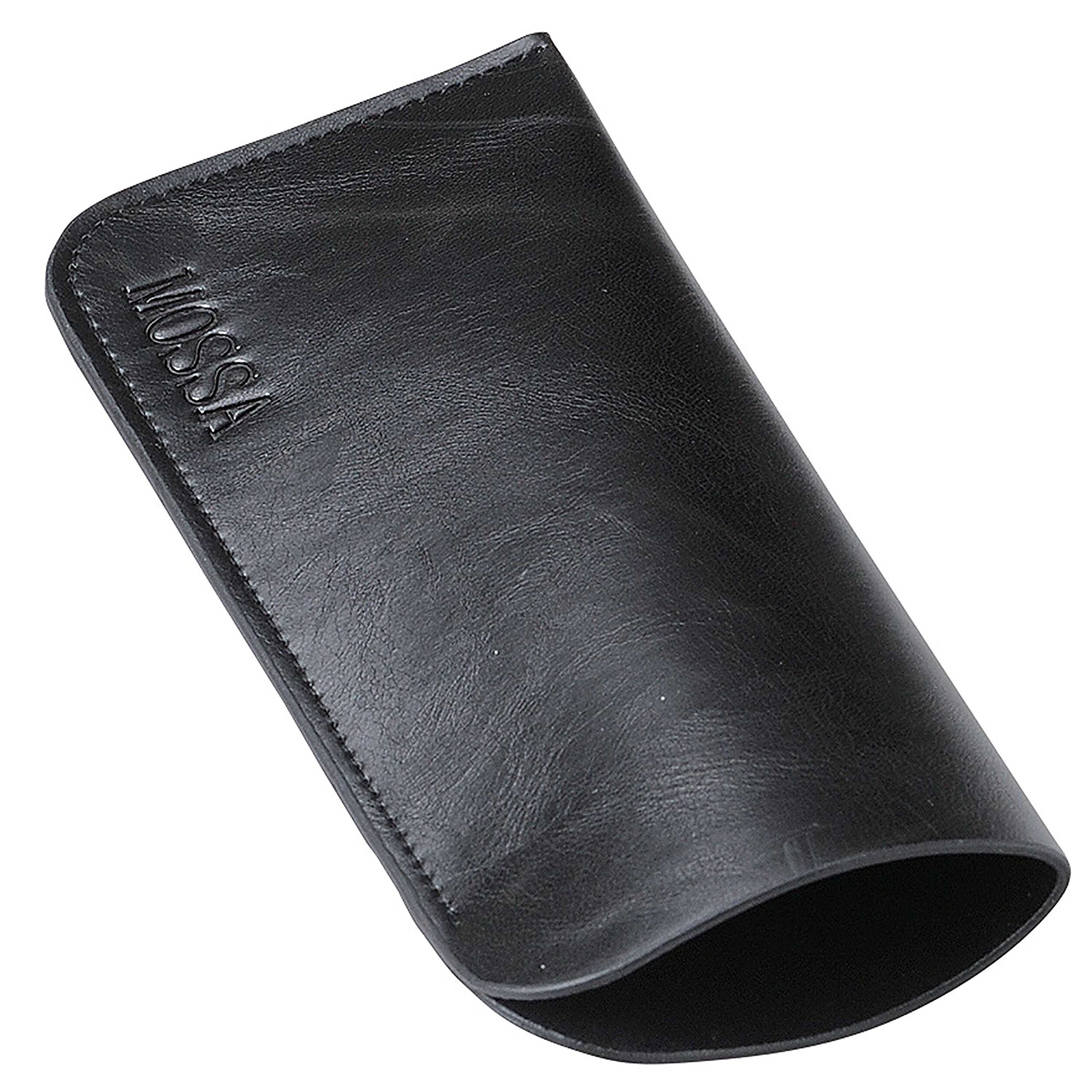 M-world Leather-Tone, Slip in, Slim Soft-case, Eye Glasses Case (Black