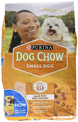 Little Bites Purina Dog Chow for Small Breed Dog Food Dry Recipe, with Real Chicken and Beef - 4 lb. Bag Packaging May Vary