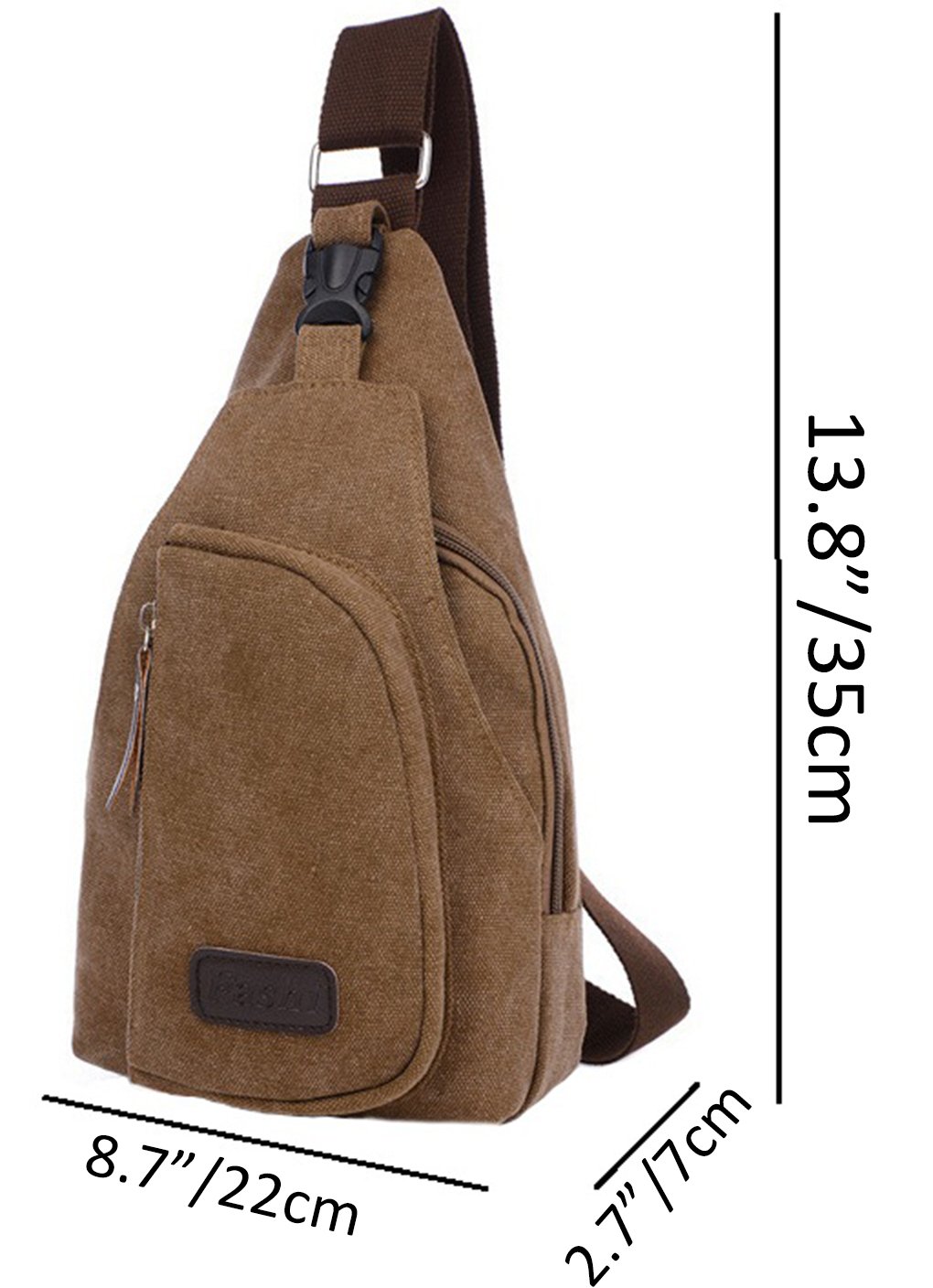 LemonGirl Sling Chest Bag Unisex Shoulder Crossbody Backpack Travel Hiking Camping