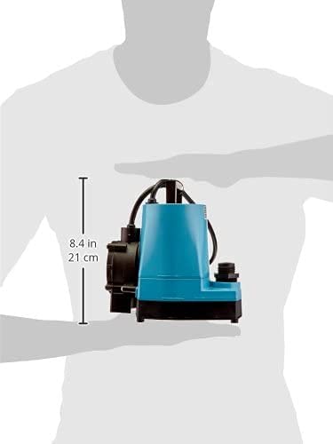 Little Giant 5-ASP-LL 115-Volt, 1/6 HP, 1200 GPH Aluminum Automatic Utility Pump, 18-Ft. Cord, Blue, 505350