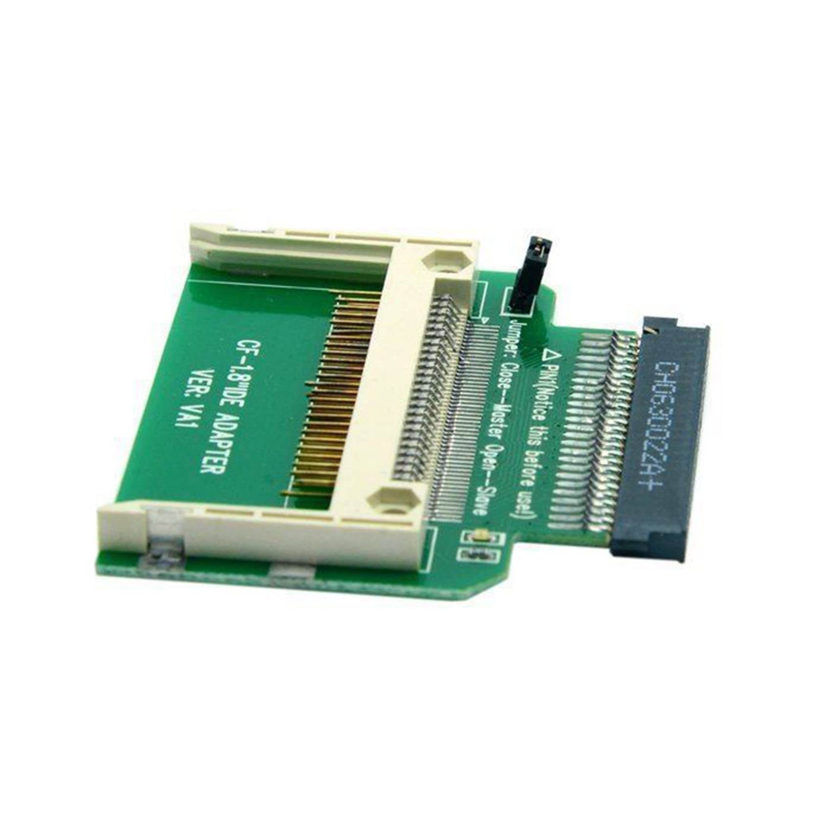 Viupolsor 2X Merory Card Flash to 50Pin 1.8 inch IDE Hard Drive Ssd Adapter