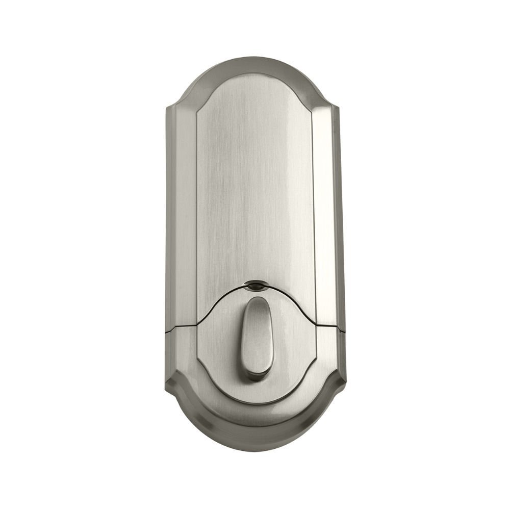 Kwikset 99090-017 SmartCode Electronic Deadbolt featuring SmartKey in Lifetime Polished Brass