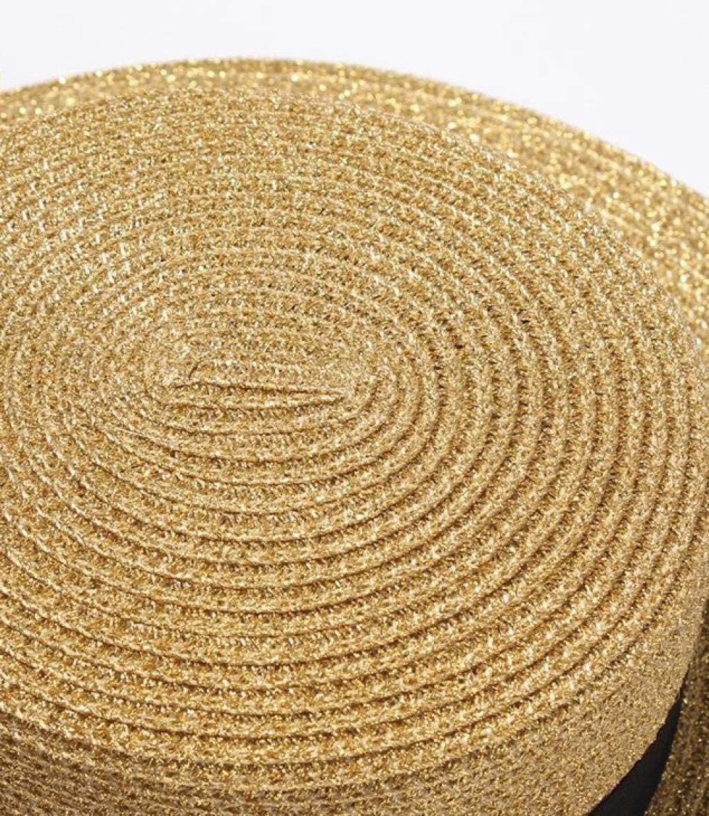 Straw Sun Hat,bee Hat,Woven Bucket Hat,Sun Hats for Women,Boater Hat Women,Gold Top Hat
