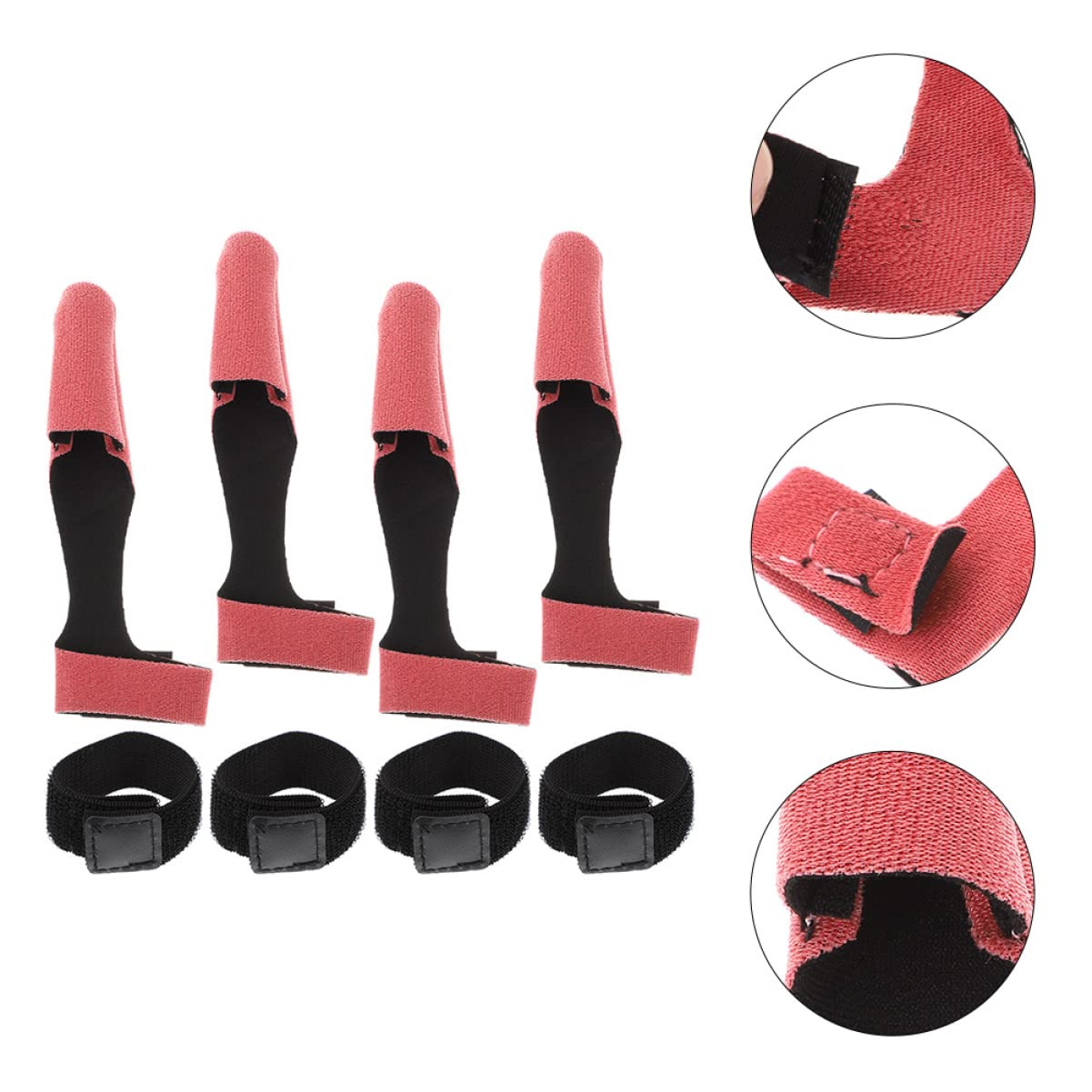 TEHAUX Fishing Rod Sleeve, Rod Covers Sleeve Multi-Function Fishing Pole Socks Universal Protector Pole Strap Tools for Fishing Rod (16 Sets)