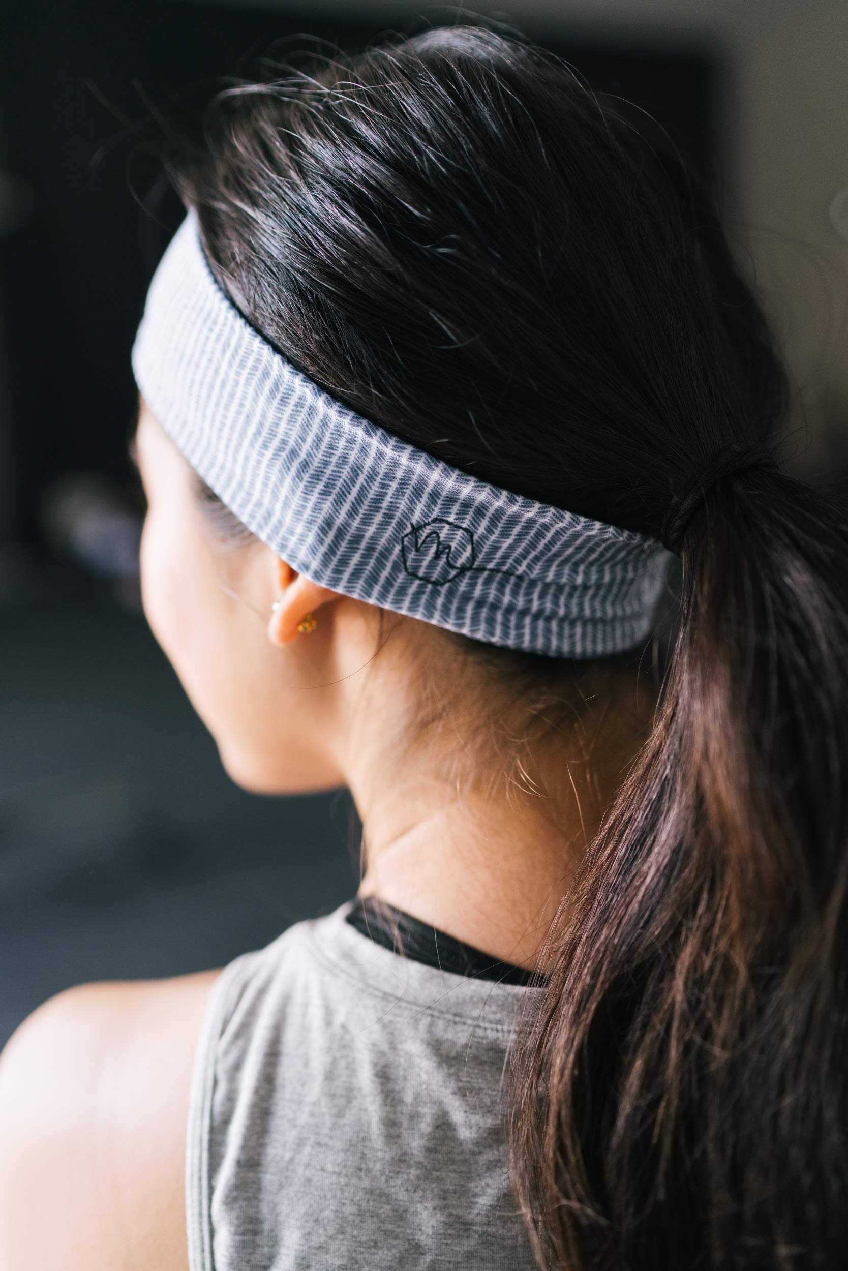 Maven Thread Women's 2" Wide Non Slip Sweat-Wicking Headband for Exercise and Yoga, 2-Pack (Dakota)