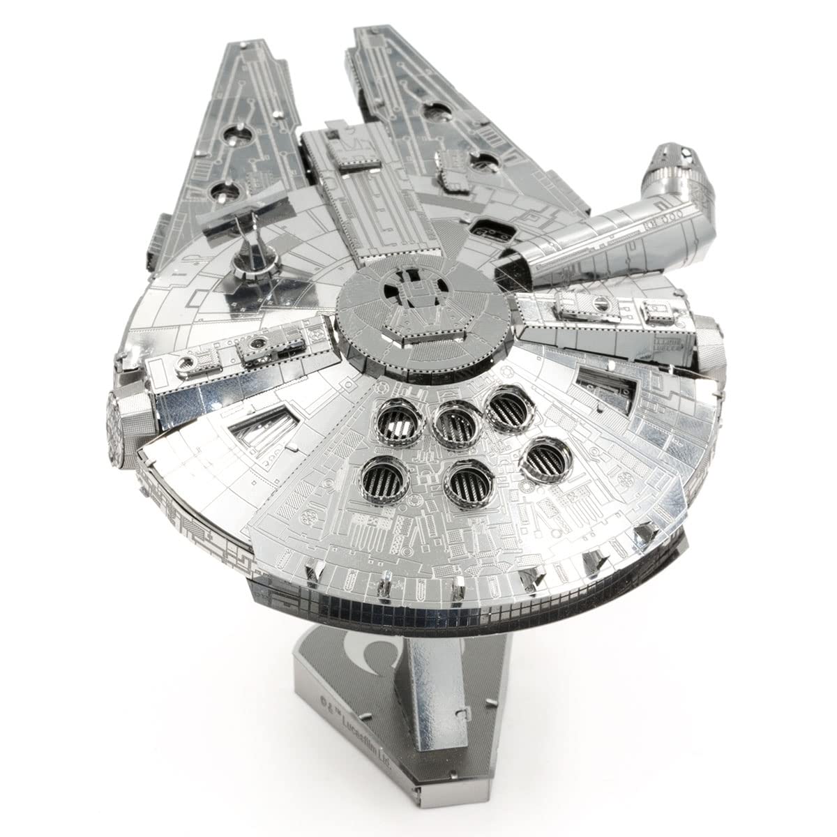 Metal Earth Fascinations Premium Series Star Wars Millennium Falcon 3D Metal Model Kit Bundle with Tweezers