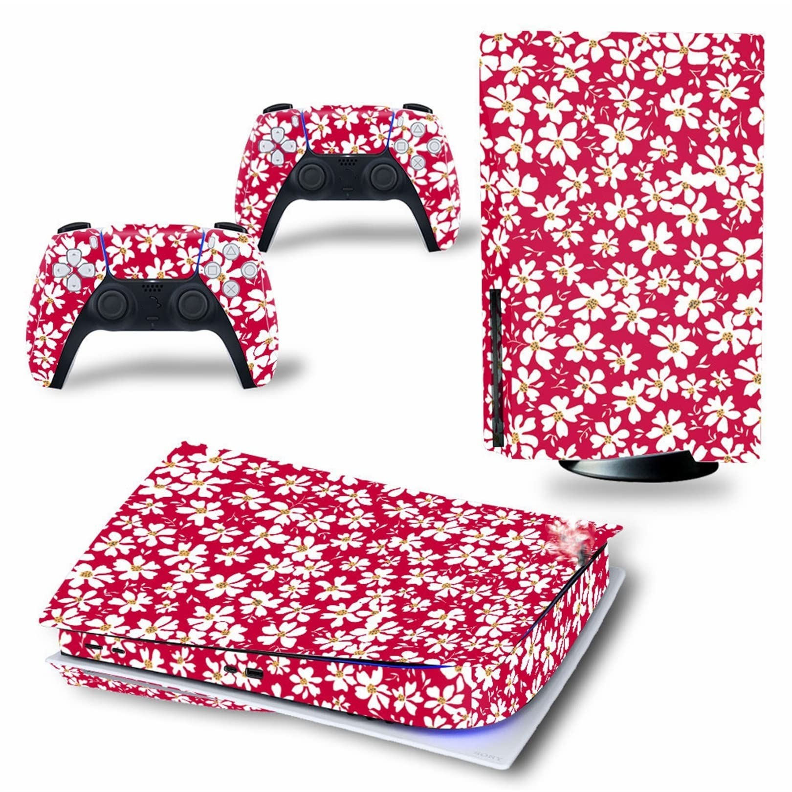 Top factory BUCEN for PS5 Skin Disc Edition & Digital Edition Console and Controller Vinyl Cover Skins Wraps Scratch Resistant, Compatible 14995 Anti Scratch (Size : Digital Edition)