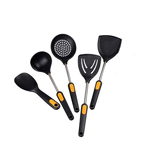 LMMDP Silicone Kitchenware Non-stick Cookware Cooking Tool Spatula Ladle Egg Beaters Shovel Spoon Soup Kitchen Utensils Set