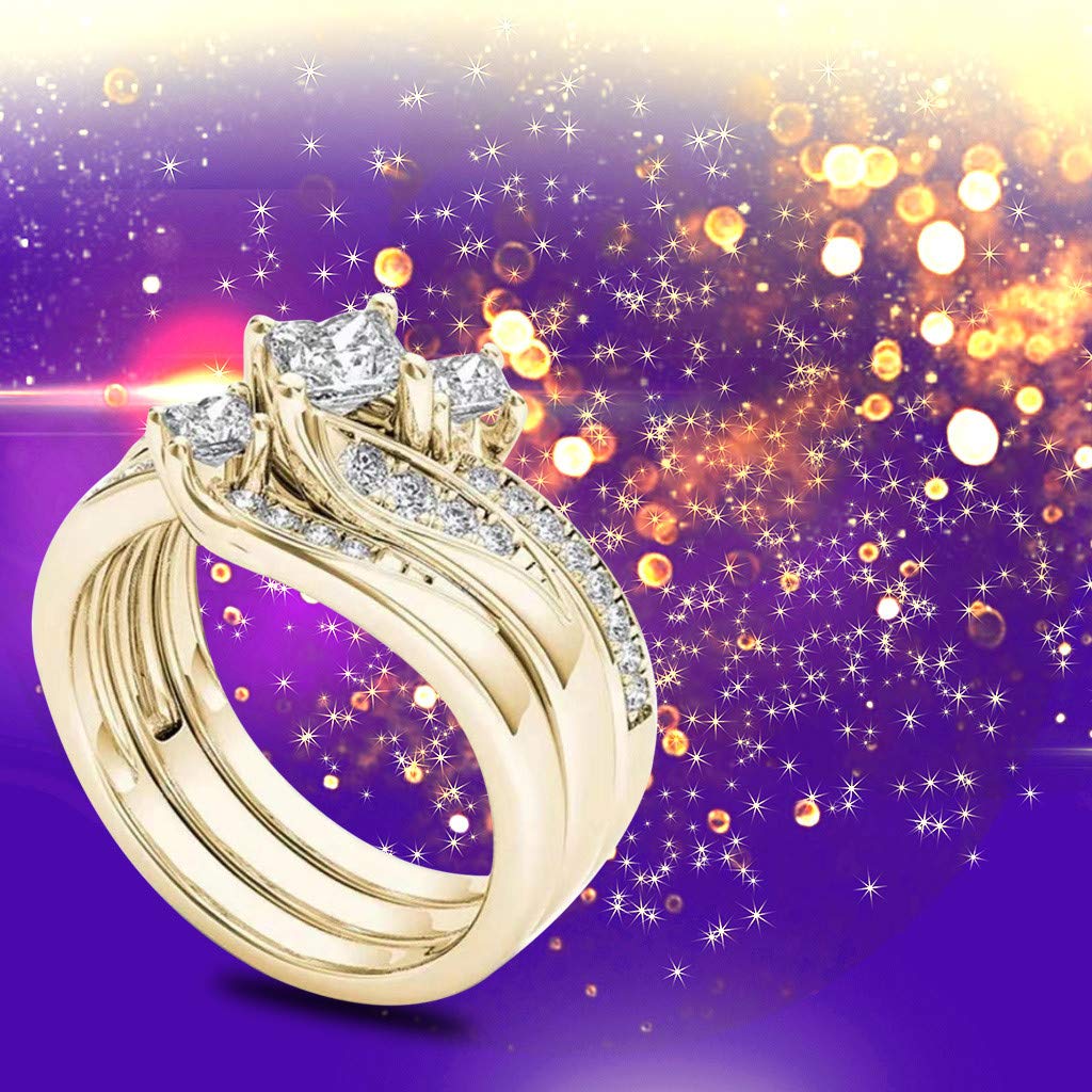 Ring Round Diamond Tw-i_st Ring Wedding Gift Accessory Rings Valenties Day Gift