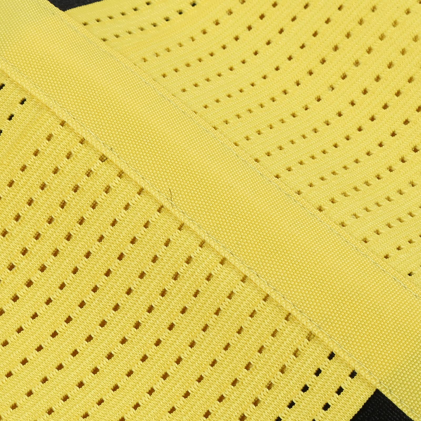 Shanrya Back Support Belt, High Elasticity Soft Back Brace for Home for Prevent Back Injuries(yellow)