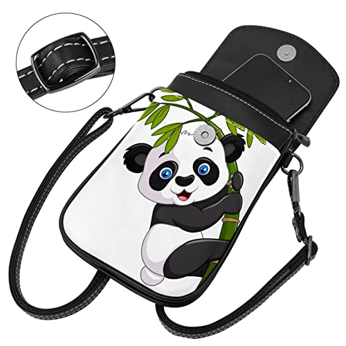 Small Crossbody Bag Panda Cell Phone Purse Wallet