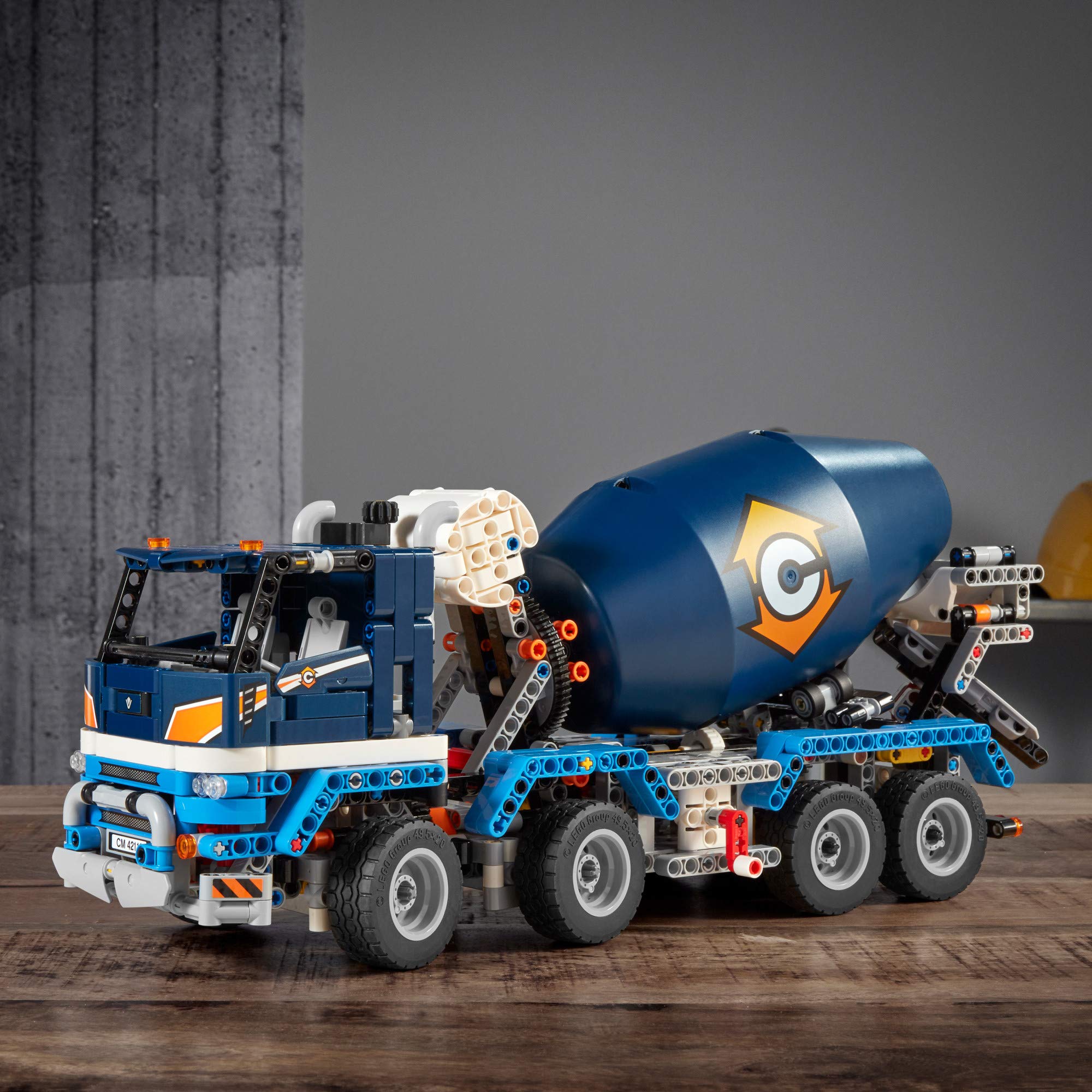 LEGO Technic Concrete Mixer Truck 42112 Building Kit, Kids Will Love Bringing The Construction Site to Life with This Cool Concrete Truck Toy Model Set (1,163 Pieces)
