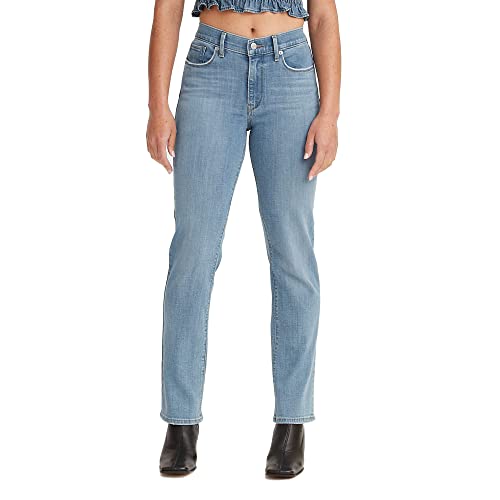 Levi's Women's Plus Size Classic Straight Jeans (Standard and Plus), (New) Lapis Topic-Medium Indigo, 36 (US 18) Regular