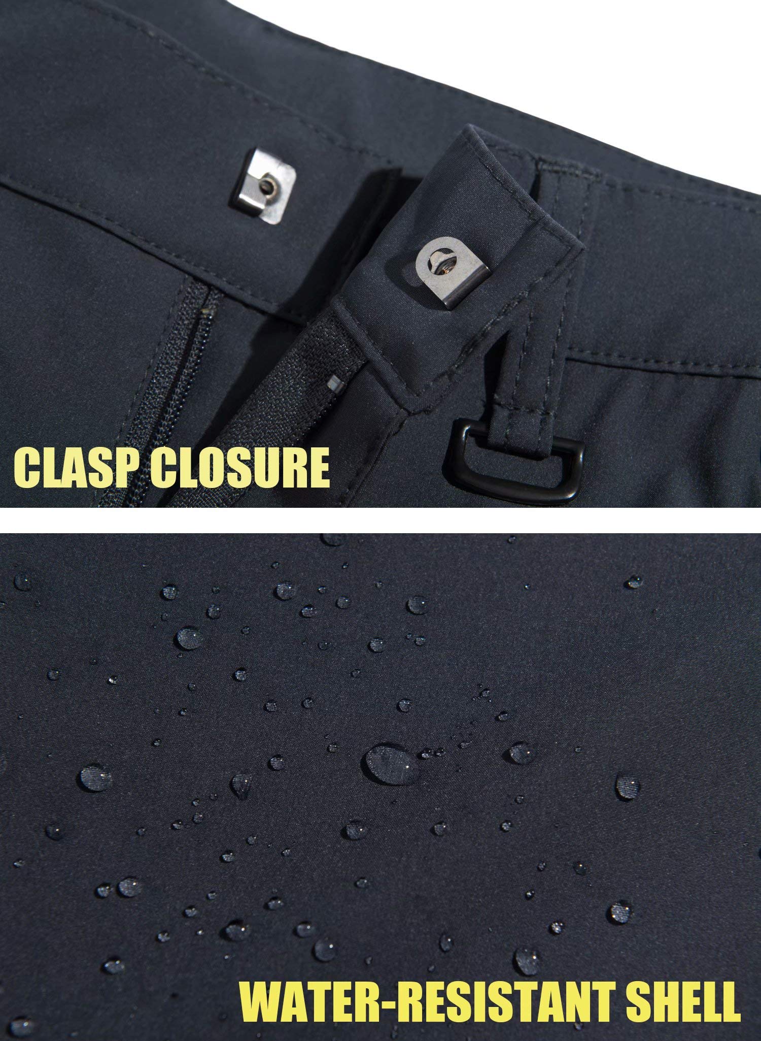 MAGCOMSEN Waterproof Pants for Men Hiking Pants Mens Quick Dry Pants Work Pants Spring Pants Golf Pants Mens Cycling Pants Summer Pants