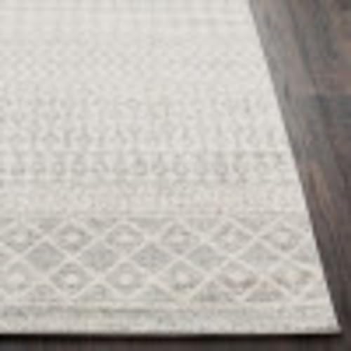 Livabliss Chester Boho Moroccan Area Rug,6'7" x 9',Grey