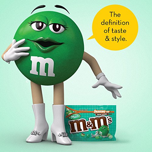M&M'S Mint Dark Chocolate Candy Sharing Size 9.6-Ounce Bag