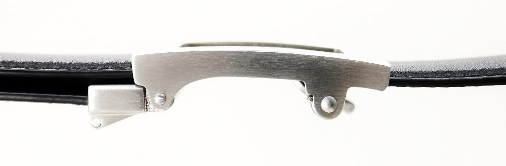 KORE Men’s Full-Grain Leather Track Belts | “Evolve” Stainless Steel Buckle