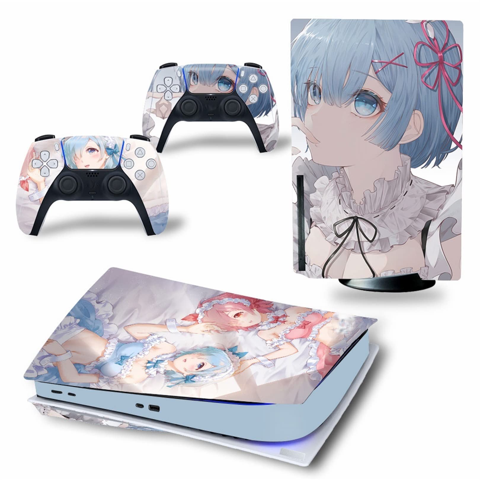 Top factory BUCEN for PS5 Skin Disc Edition & Digital Edition Console and Controller Vinyl Cover Skins Wraps Scratch Resistant, Compatible with for PS5 173144 Anti Scratch (Size : Disc Version)