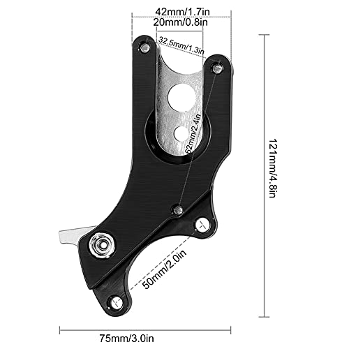 Shanrya Road Bike Disc Brake Conversion, Bicycle Disc Brake Adapter Practical Integrated CNC for Bike Modification
