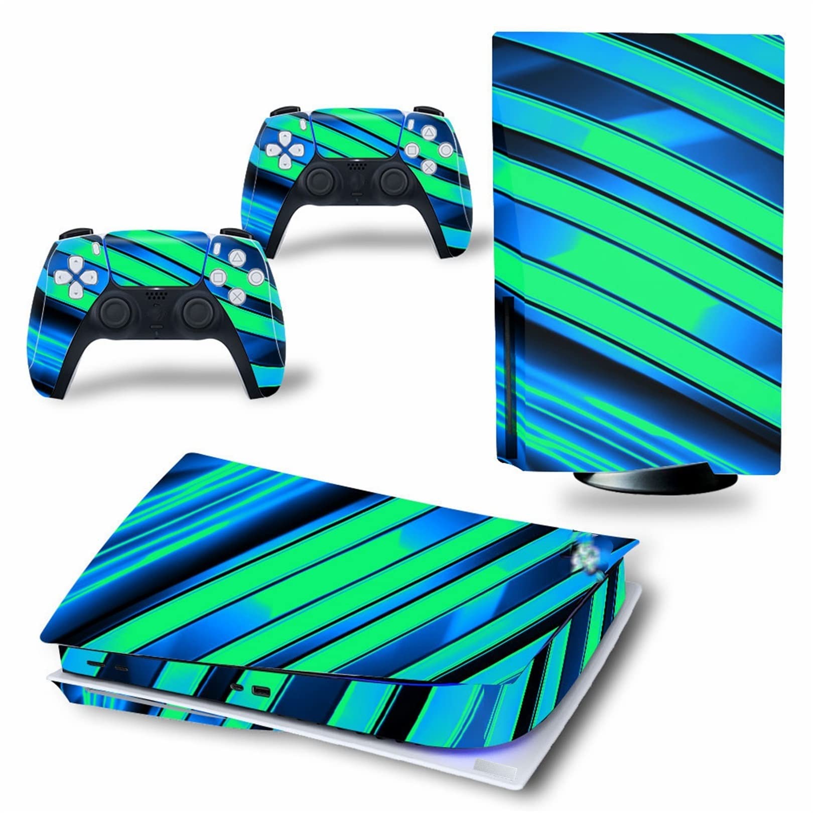 Top factory BUCEN for PS5 Skin Disc Edition & Digital Edition Console and Controller Vinyl Cover Skins Wraps Scratch Resistant, Compatible 71379 Anti Scratch (Size : Digital Edition)
