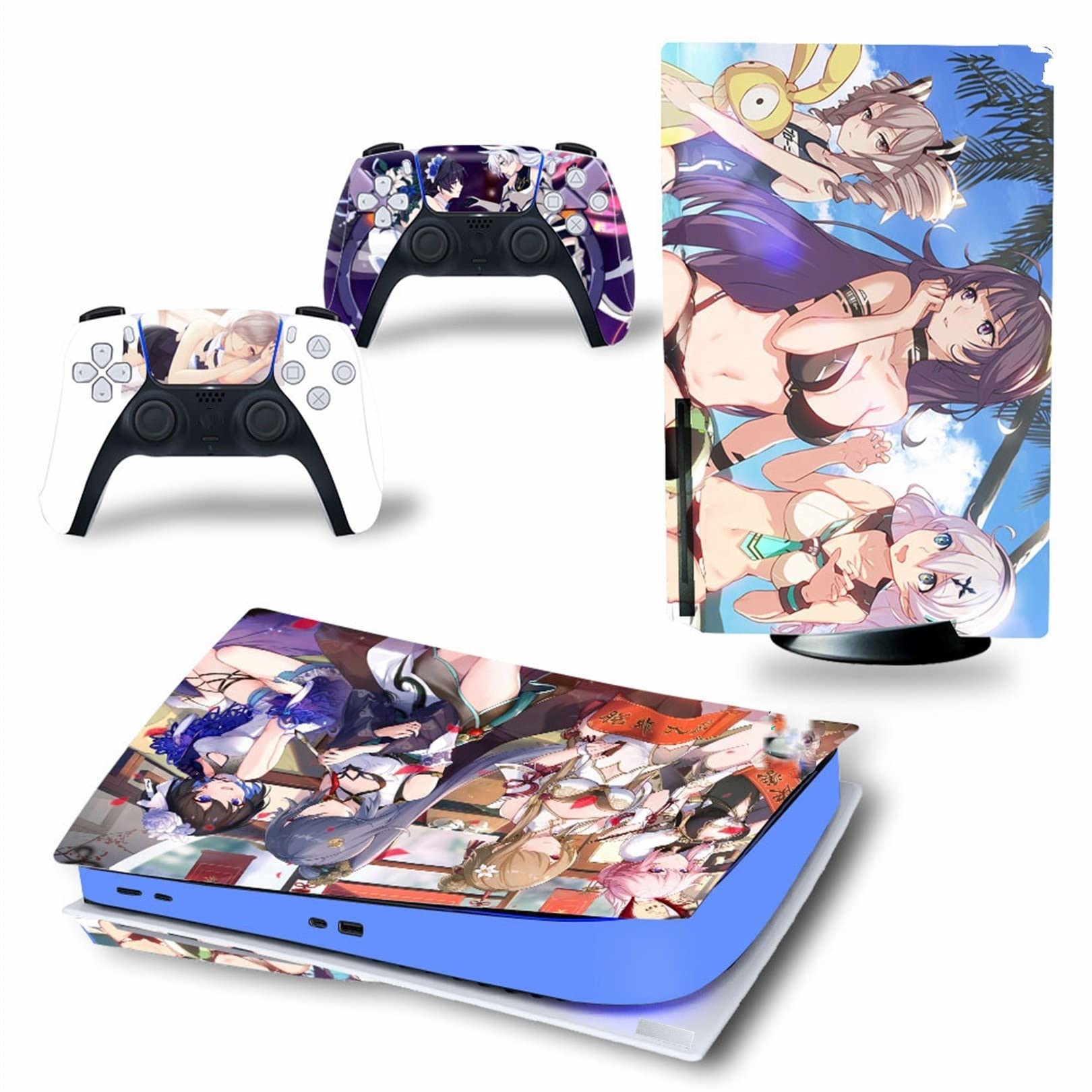Top factory BUCEN for PS5 Skin Disc Edition & Digital Edition Console and Controller Vinyl Cover Skins Wraps Scratch Resistant, Compatible 66210 Anti Scratch (Size : Disc Version)
