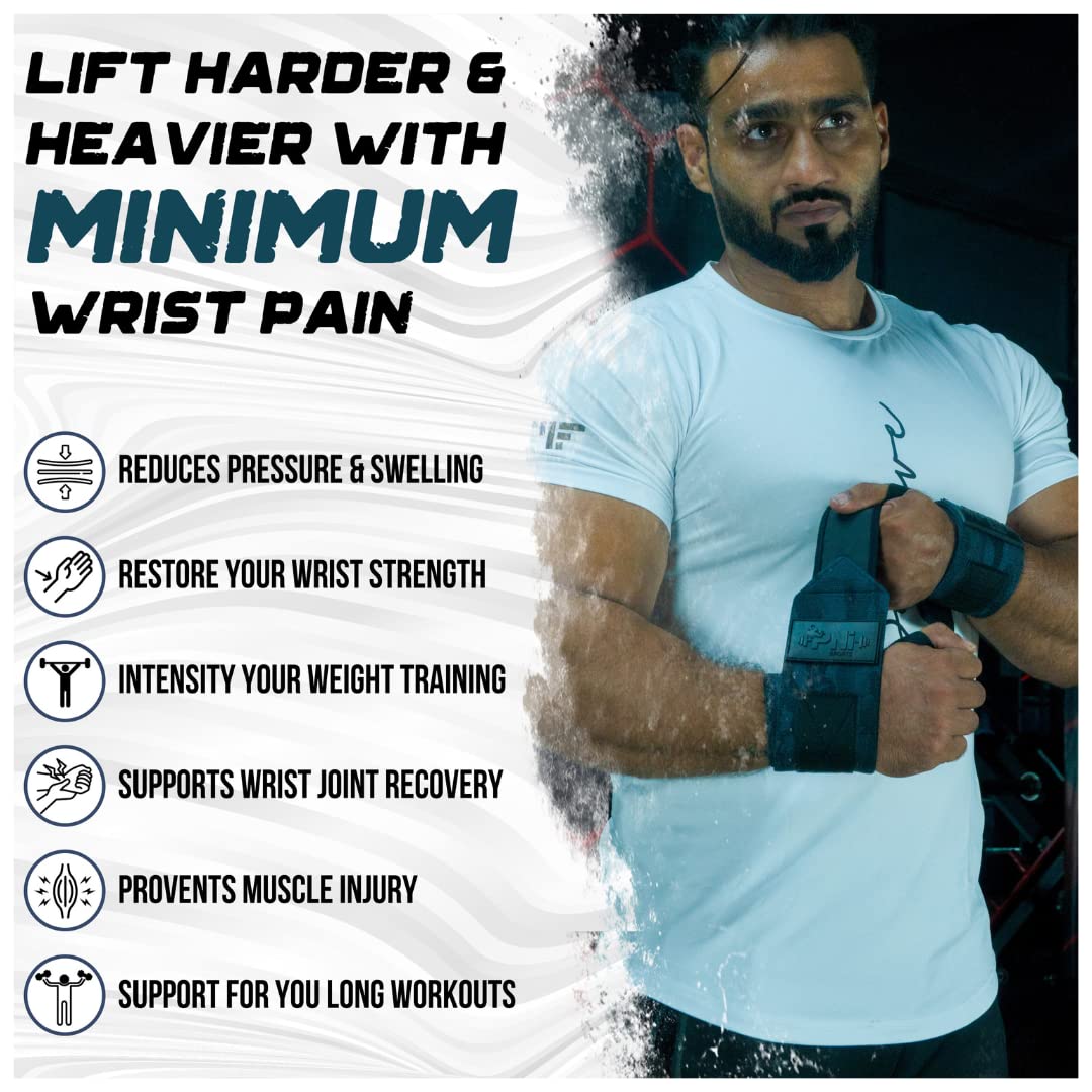 PNI Wrist Wraps β Wrist Wraps for Weightlifting, Workouts and Powerlifting | Gym Accessories and Stuff | Wrist Brace and Wristbands Heavy Duty
