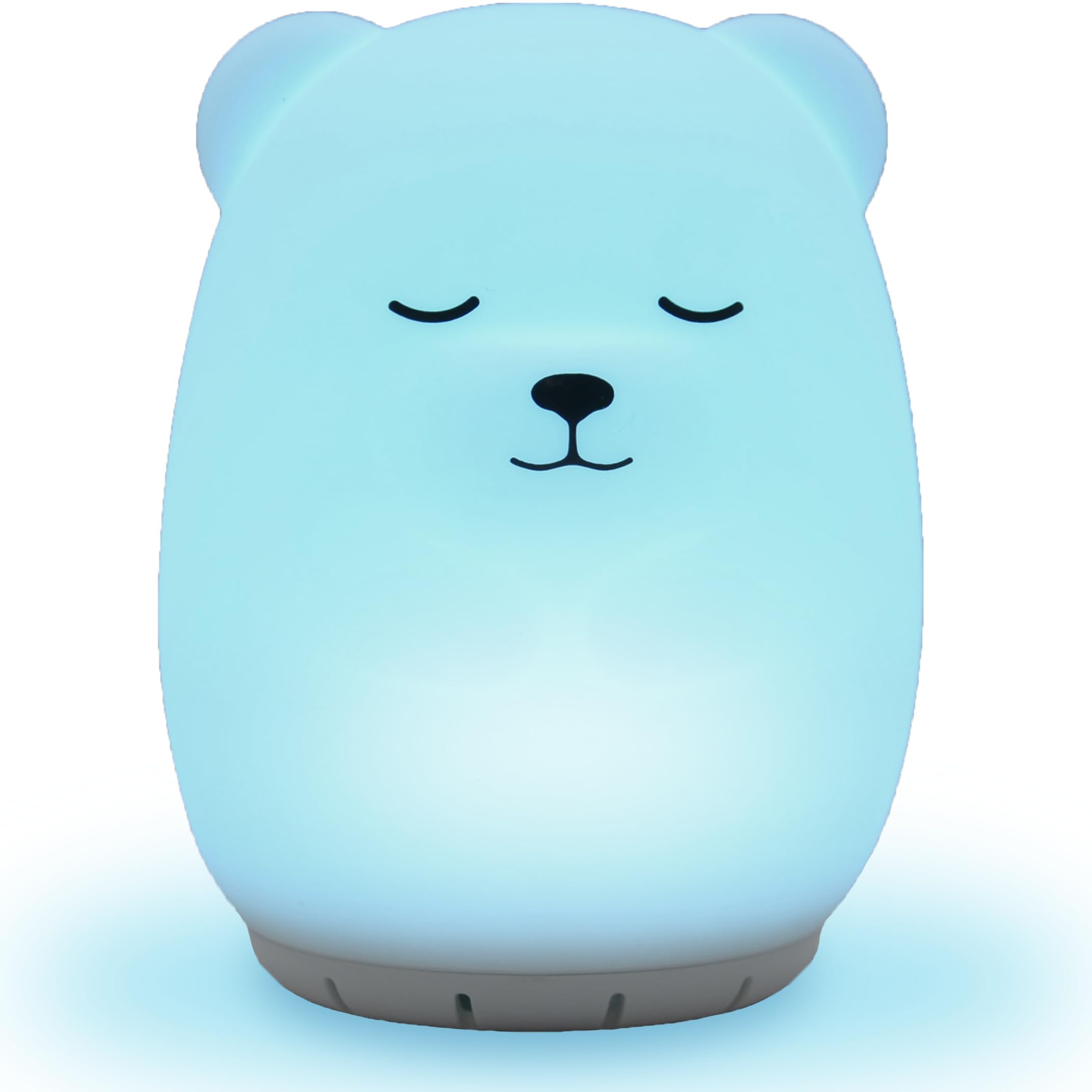 Mindfulness 'Breathing Bear' | 4-7-8 Guided Visual Meditation Breathing Light | 3 in 1 Device with Night Light & Noise Machine for ADHD Anxiety Stress Relief Sleep - Gift Kid Adult Women Men (Bear)