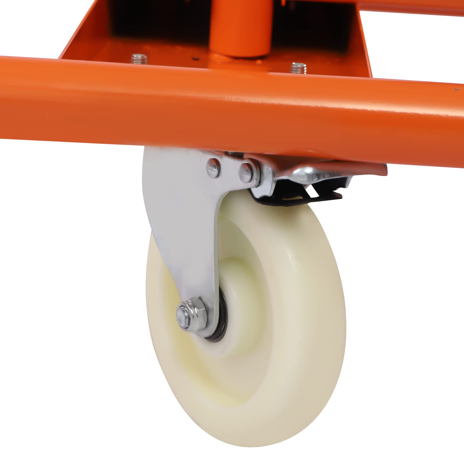 Lemonrain Heavy Duty Drywall Sheet Cart & Panel Dolly w/ 4 Swivel Wheels, 3000LBS 46" L × 22" W × 46" H Crate Wagon Service Dolly Casters for Handling Sheetrock Sheet Panel