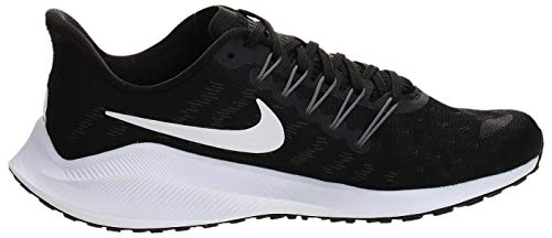 Nike Women's Air Zoom Vomero 14 Running Shoe, Black/Thunder Grey/White, Size 7.5