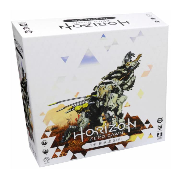Steamforged Horizon Zero Dawn Board Game with The Sacred Land Expansion Bundle (2 Items)