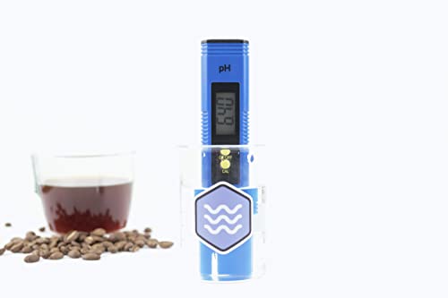 Third Wave Water Digital PH Meter for Coffee, Water, Pool, and Aquarium - High Accuracy PH Tester with 0.01 Precision - Versatile PH Pen and Reader, Ideal for Household Drinking and Food Testing