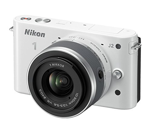 Nikon 1 J2 10.1 MP HD Digital Camera with 10-30mm VR Lens (White)