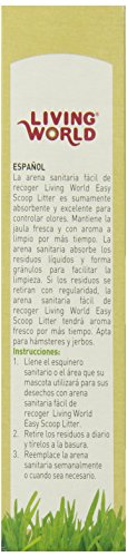 Living World Hamsters/Gerbils Easy Scoop Litter, 1.2-Pound