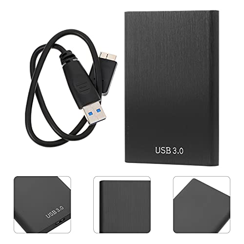 SOLUSTRE External Hard Drive Pc External Hard Drive 2 Pack USB3. 0 Mobile Hard Drive USB3. 0 Mobile Hard Drive USB3. 0 Hard Disk Hard Disk HDD External Hard Drive Pc External Hard Drive