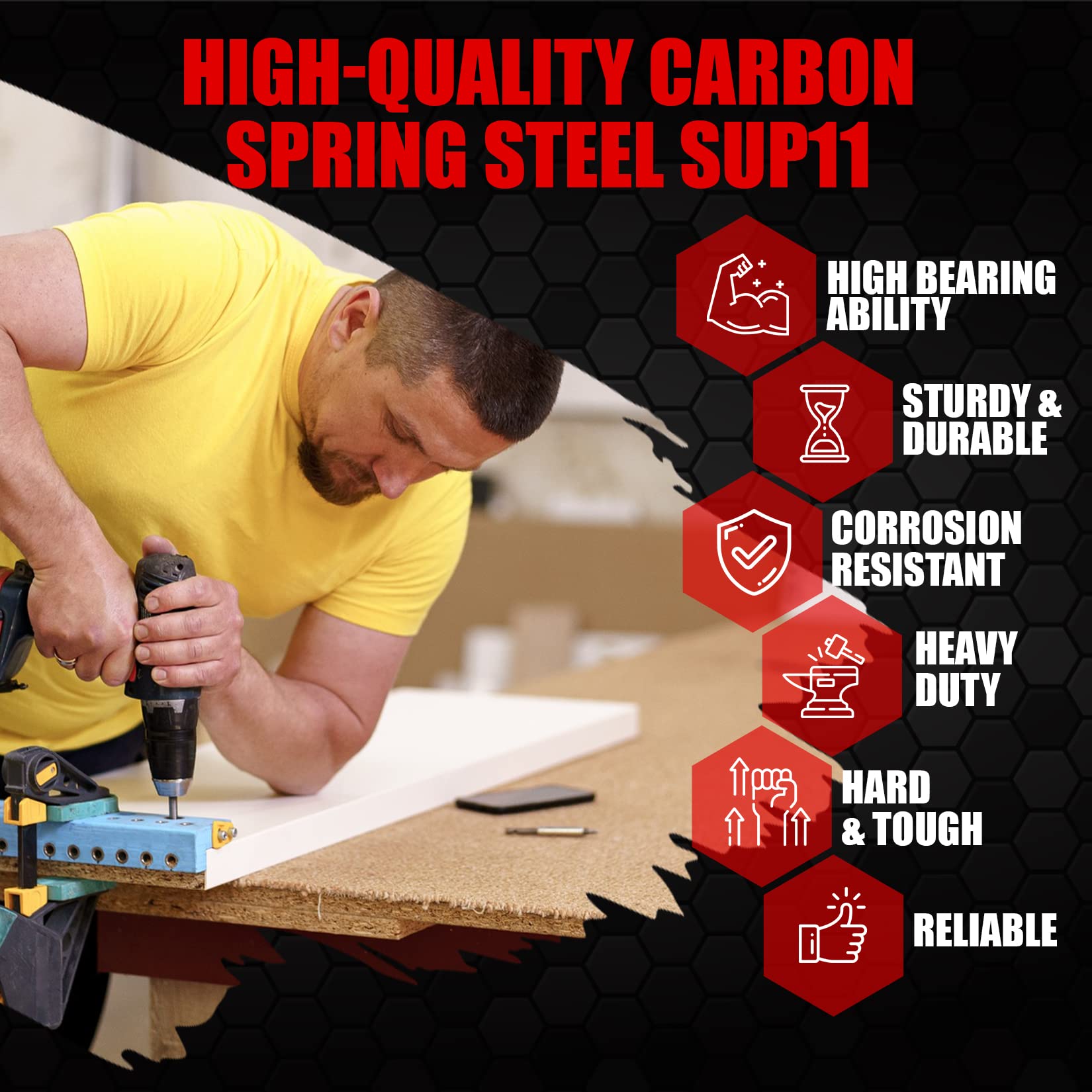 YIYITOOLS Titanium Twist Drill Bit Set 21 Piece Fit for Cutting Hard Metals,Such as Stainless Steel, Aluminum Alloy and Titanium Alloy 21 Pieces