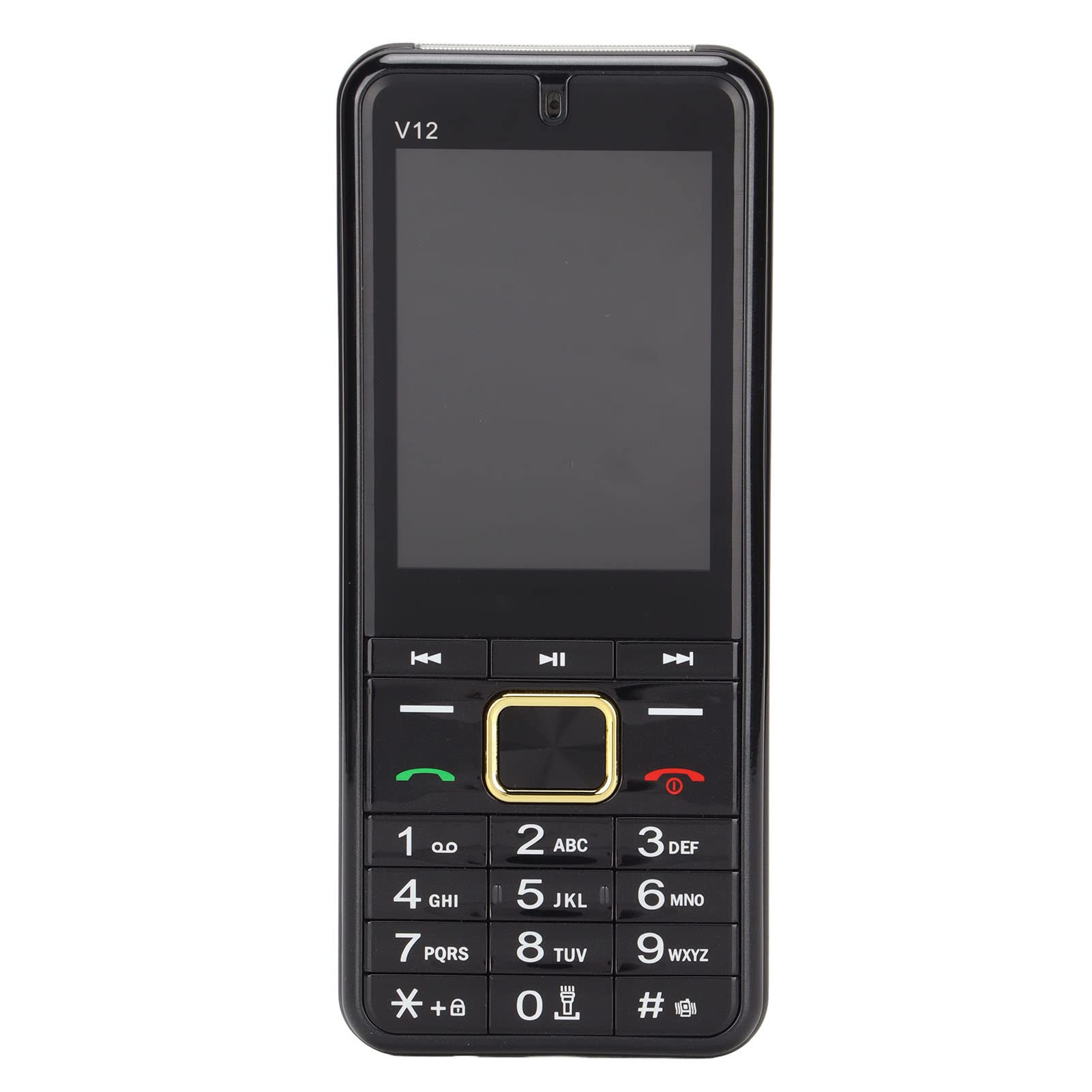 Large Button Cell Phone, 2000mAh Rechargeable 2.8in HD Screen 100‑240V 2G Unlocked Cell Phone for Everyday Use for Elderly and Kids (US Plug)